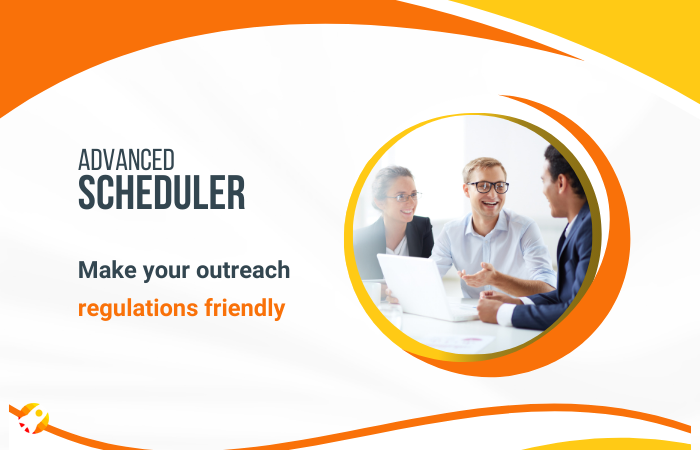 SmartReach advanced campaign scheduler for email outreach