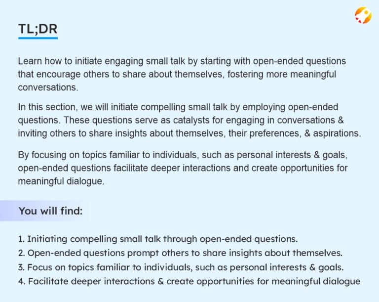 Mastering Small Talk: Starters, Engagement, and Beyond