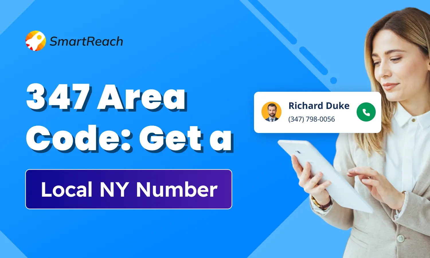 347 Area Code - Get a Local NY (NewYork) Number