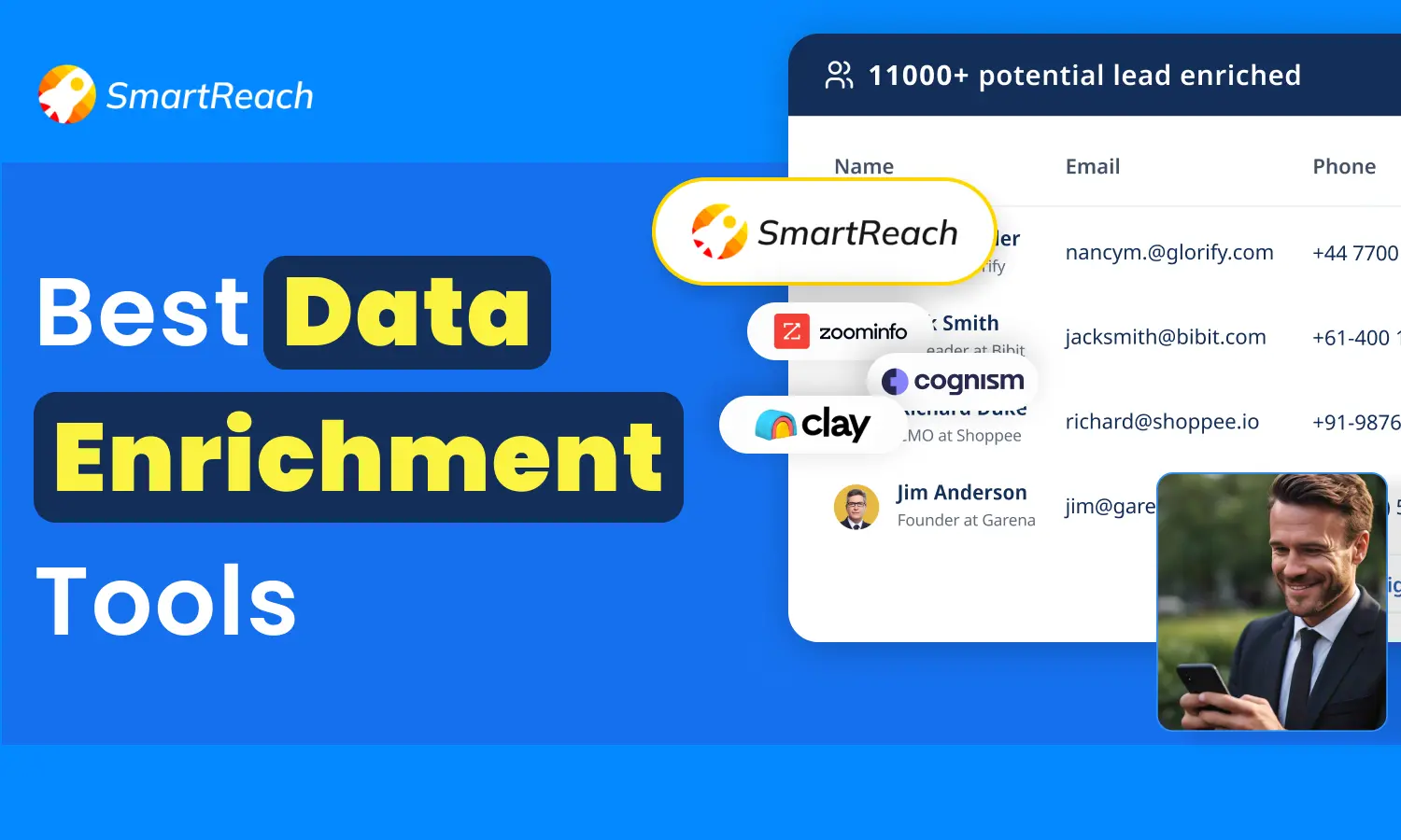 Top 11 Data Enrichment Tools for B2B Lead Generation